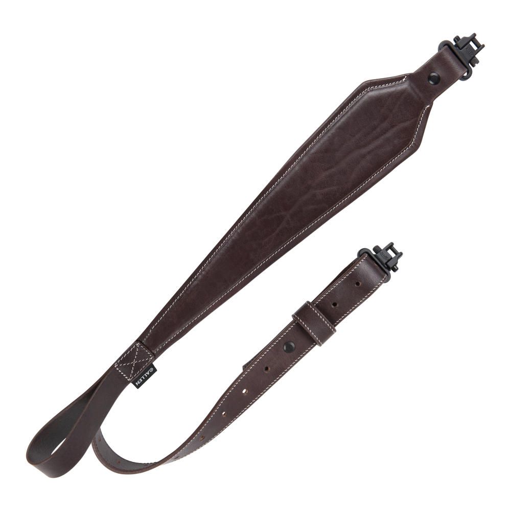 Allen Heritage Plain Dark Leather Rifle Sling, Mahogany » Tenda Canada
