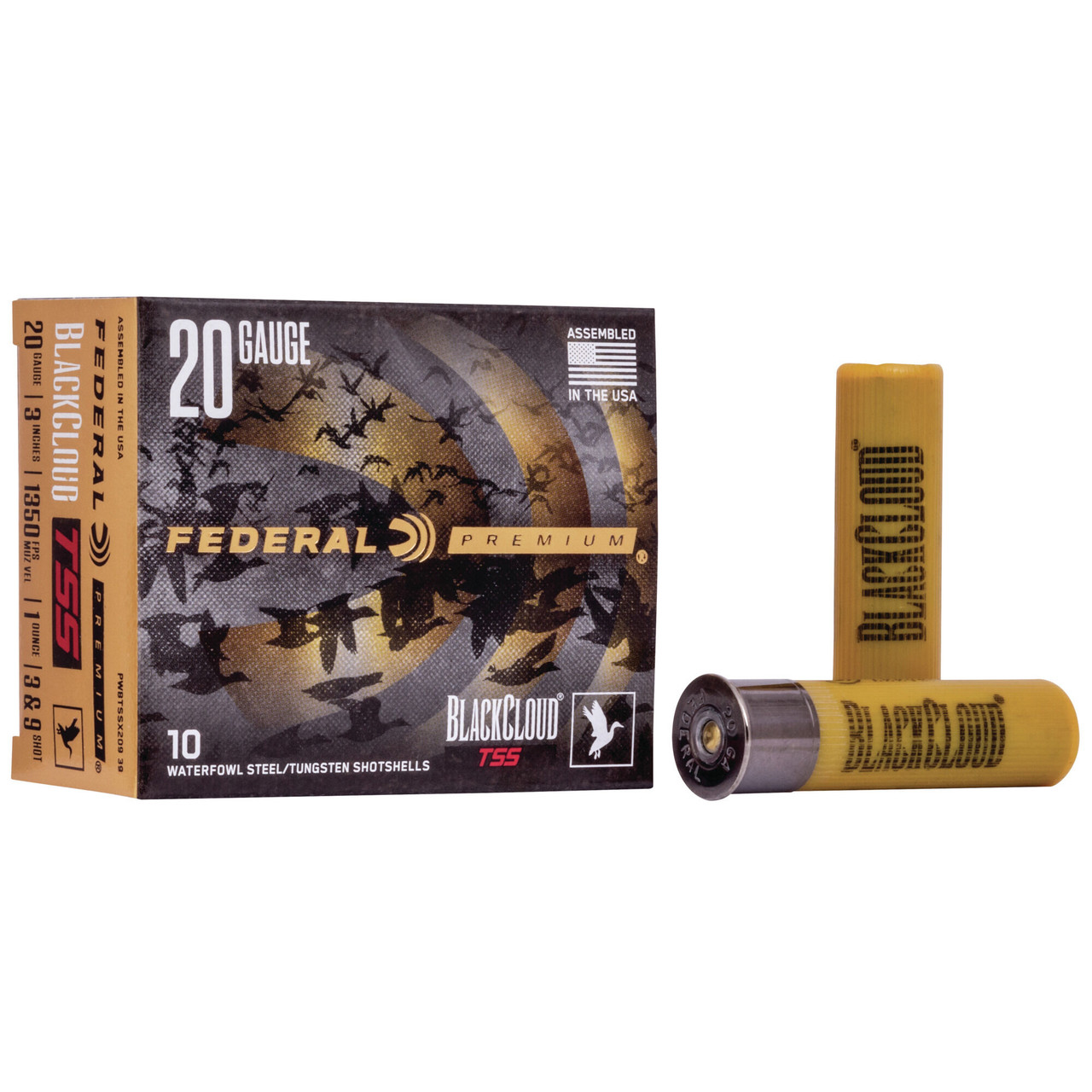 Federal Black Cloud TSS 20 Ga, 3", #3 #9 Steel Shot Box of 10 | Buy in ...