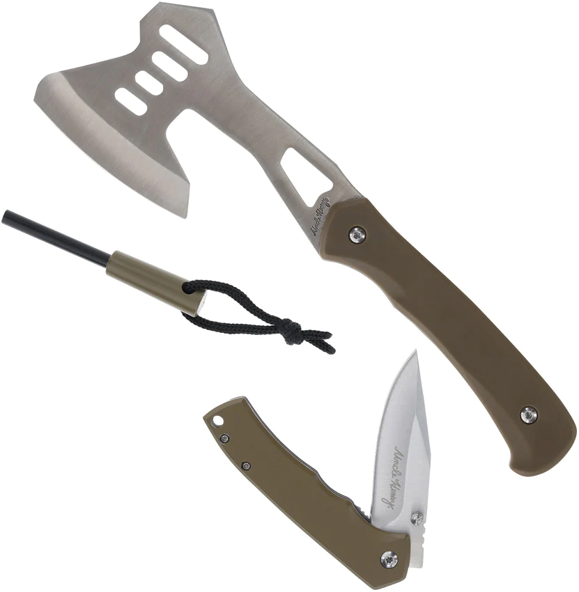 UNCLE HENRY Axe / Folder / Fire Starter Combo » Tenda Canada