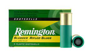 Remington Slugger 12 Ga, 3" 1oz Lead Slug Box of 5 » Tenda Canada