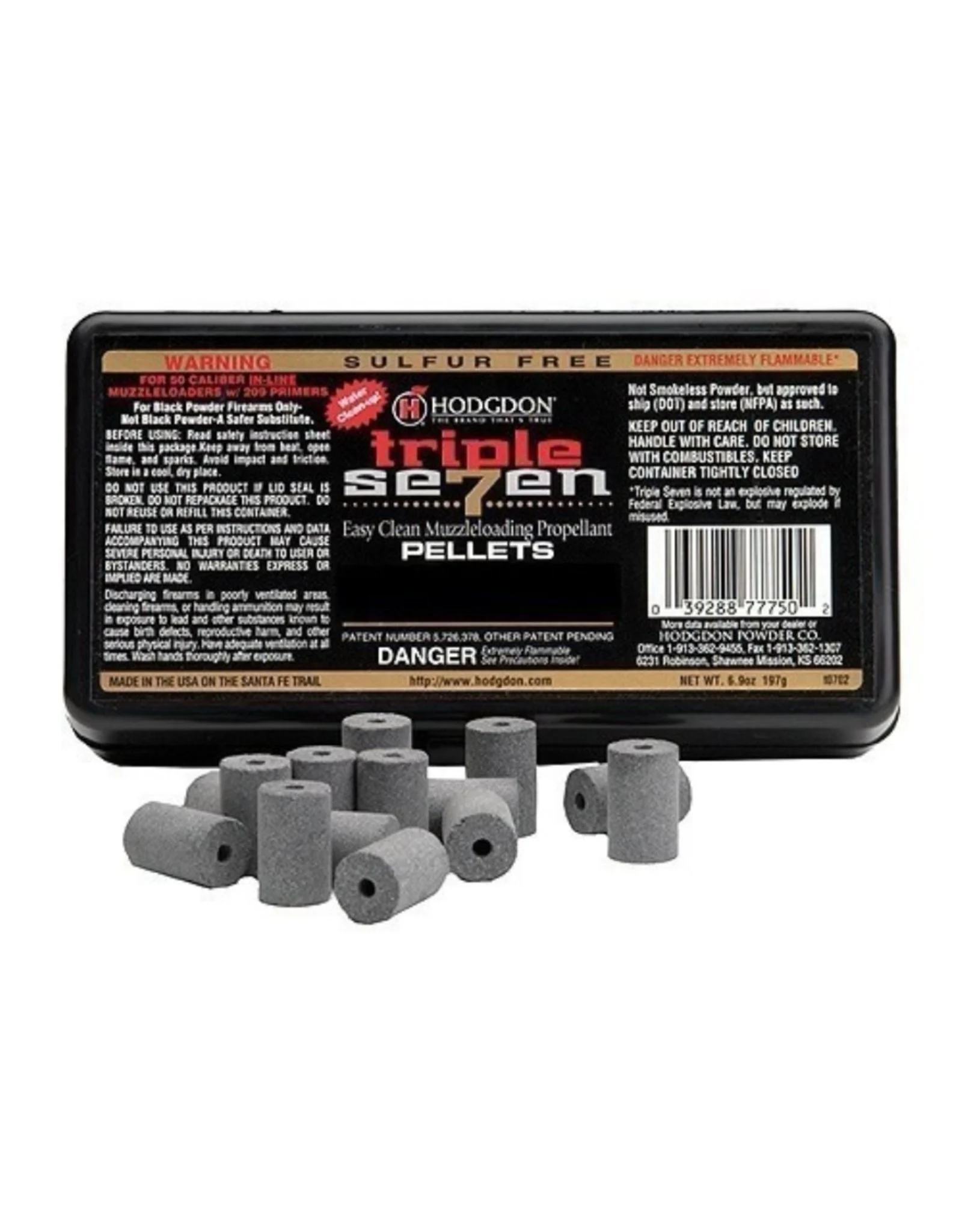 Hodgdon T75050 Triple Seven Muzzleloading Pellets 50 Cal 50 Gr Box of ...