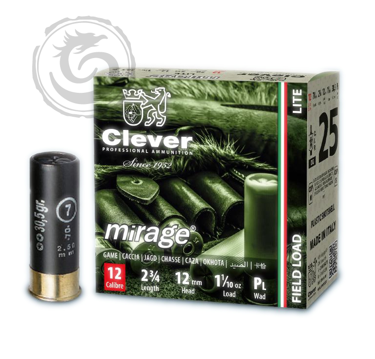 Clever T2 Lite Game Dove & Quail 12Ga, 30.5g, #8 Box of 25 » Tenda Canada