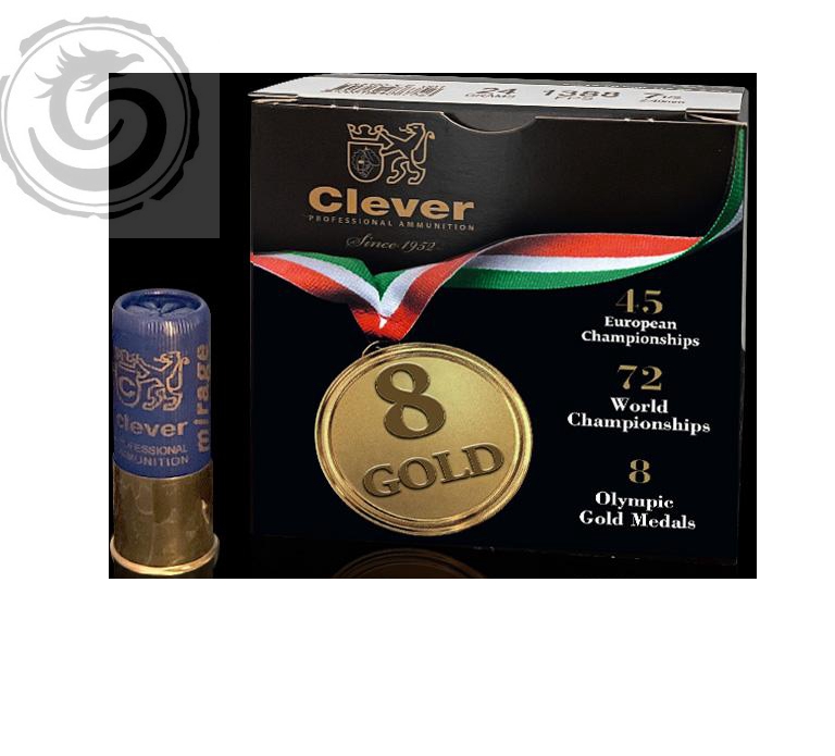 Clever T4 8 Gold 12Ga, 2-3/4", 24g, #7.5 Case of 250 (STORE PICK-UP ...