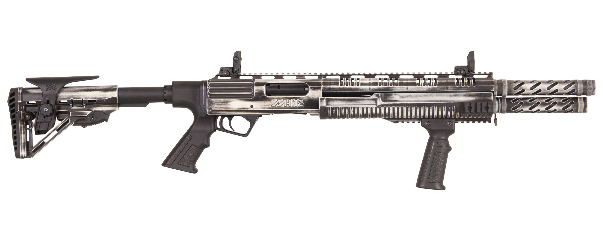 Hunt Group MH12 Double Barrel 12 Ga Pump Action Shotgun - Distressed ...