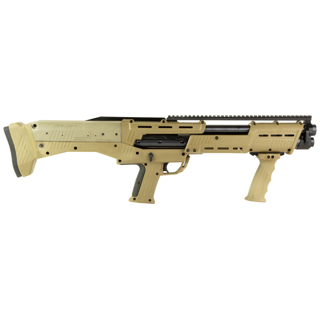 Standard Manufacturing DP-12 Gen 2 Double Barrel Pump Shotgun 12 Ga-FDE ...