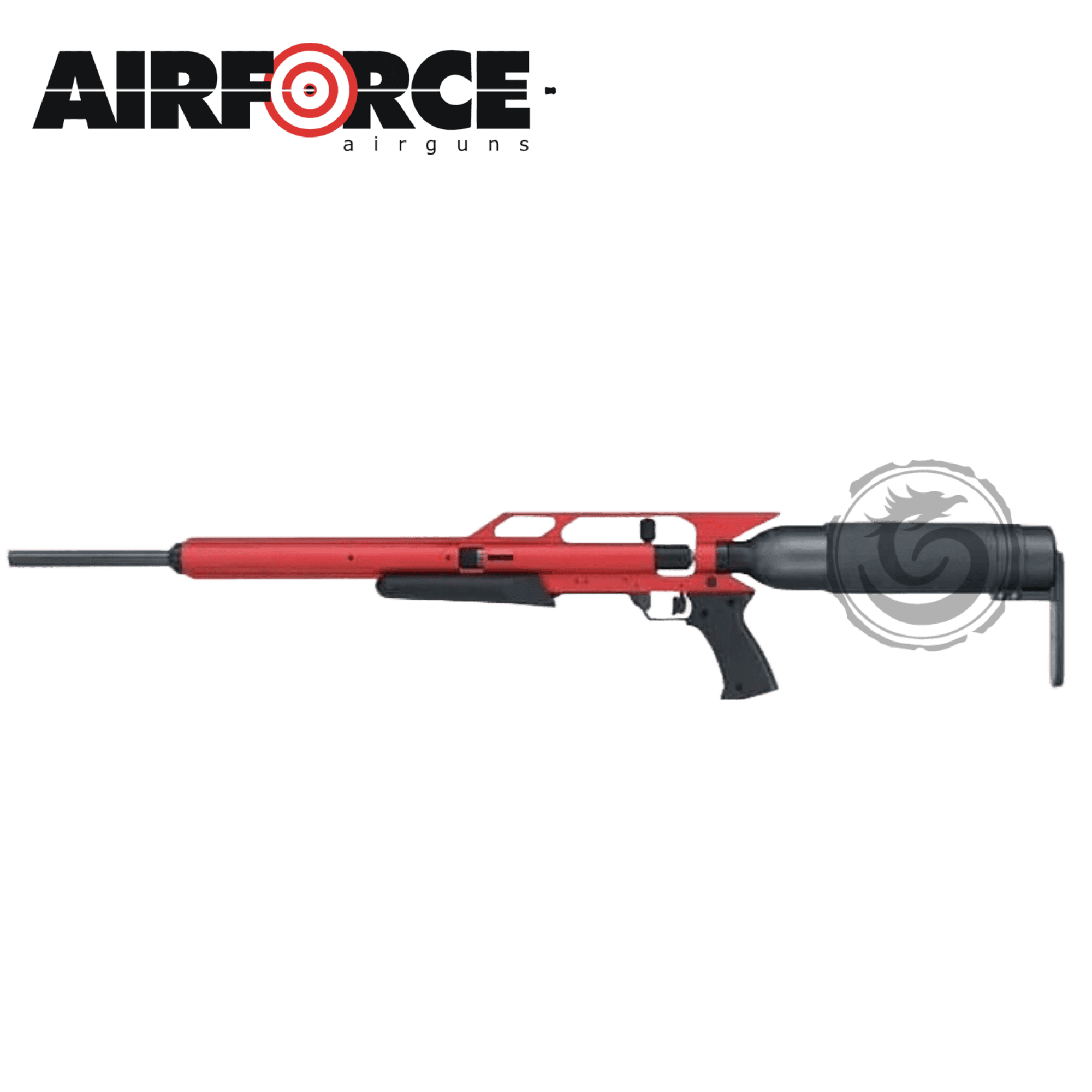 AirForce Condor .22 Cal Air Rifle w/ Spin-Loc Tank System – Red