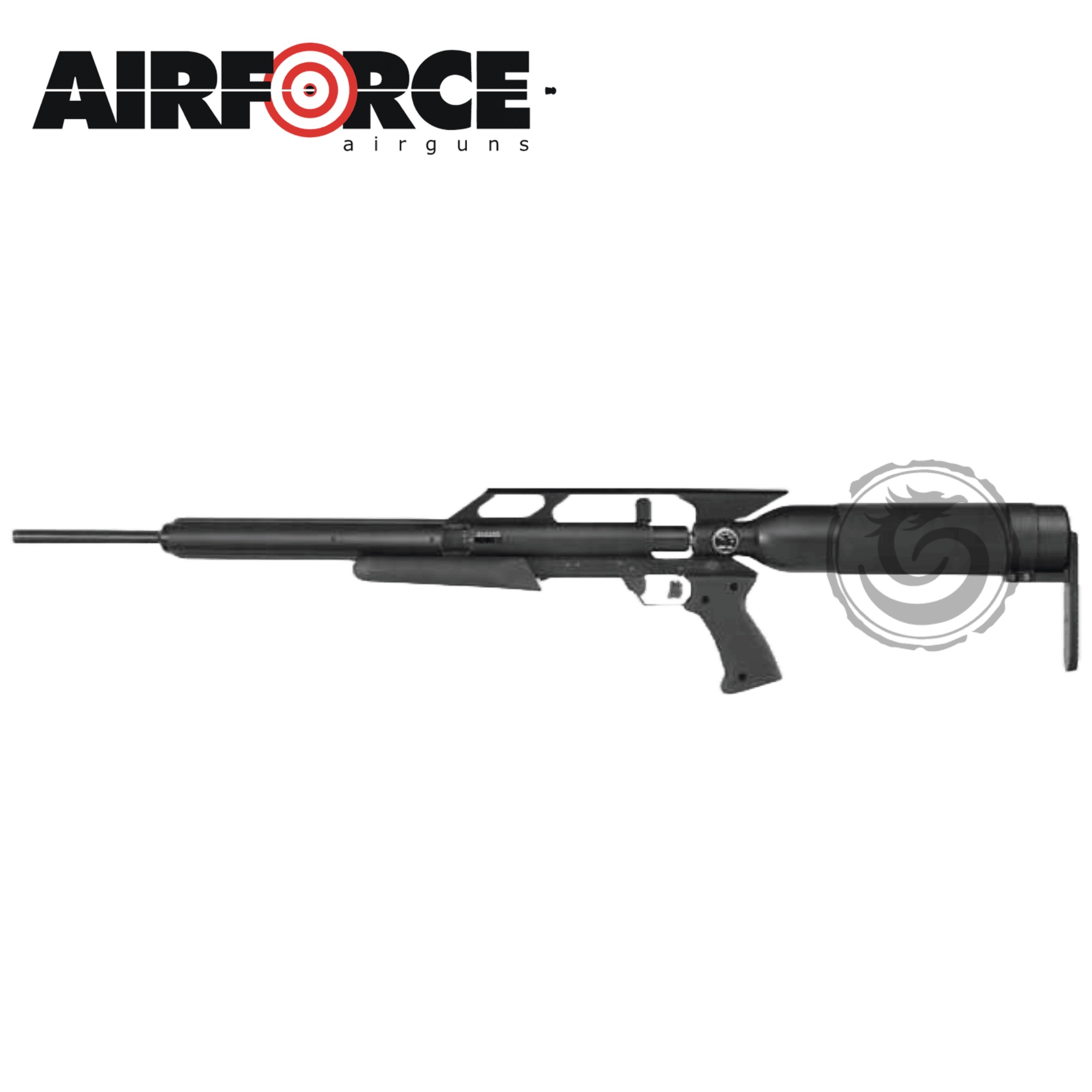 AirForce Condor .25 Cal Air Rifle w/ Spin-Loc Tank System - Black ...