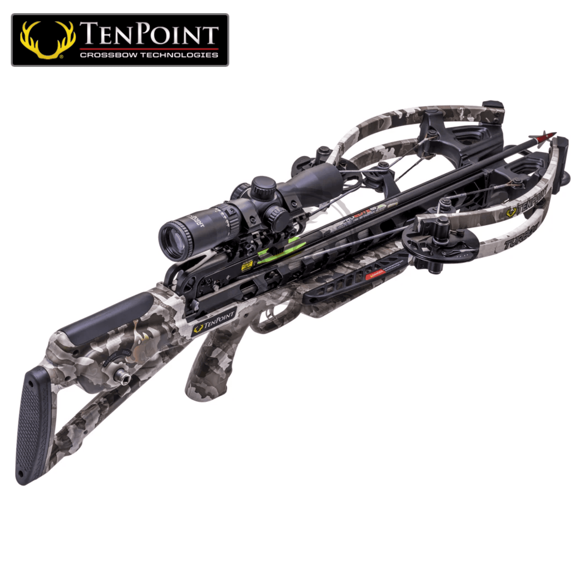 TenPoint Turbo S1 Crossbow Package w/ RangeMaster Pro Scope - Vektra ...