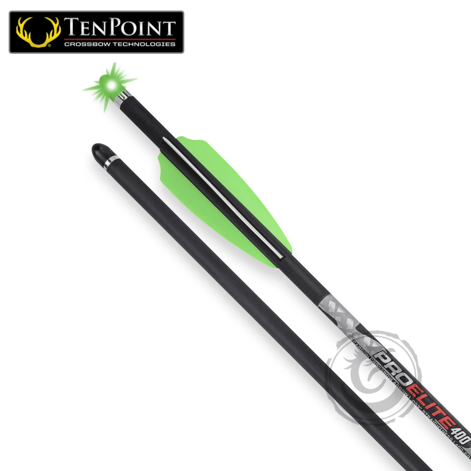 TenPoint Lighted Pro Elite 400 Carbon Crossbow Arrows, Pack of 3 ...
