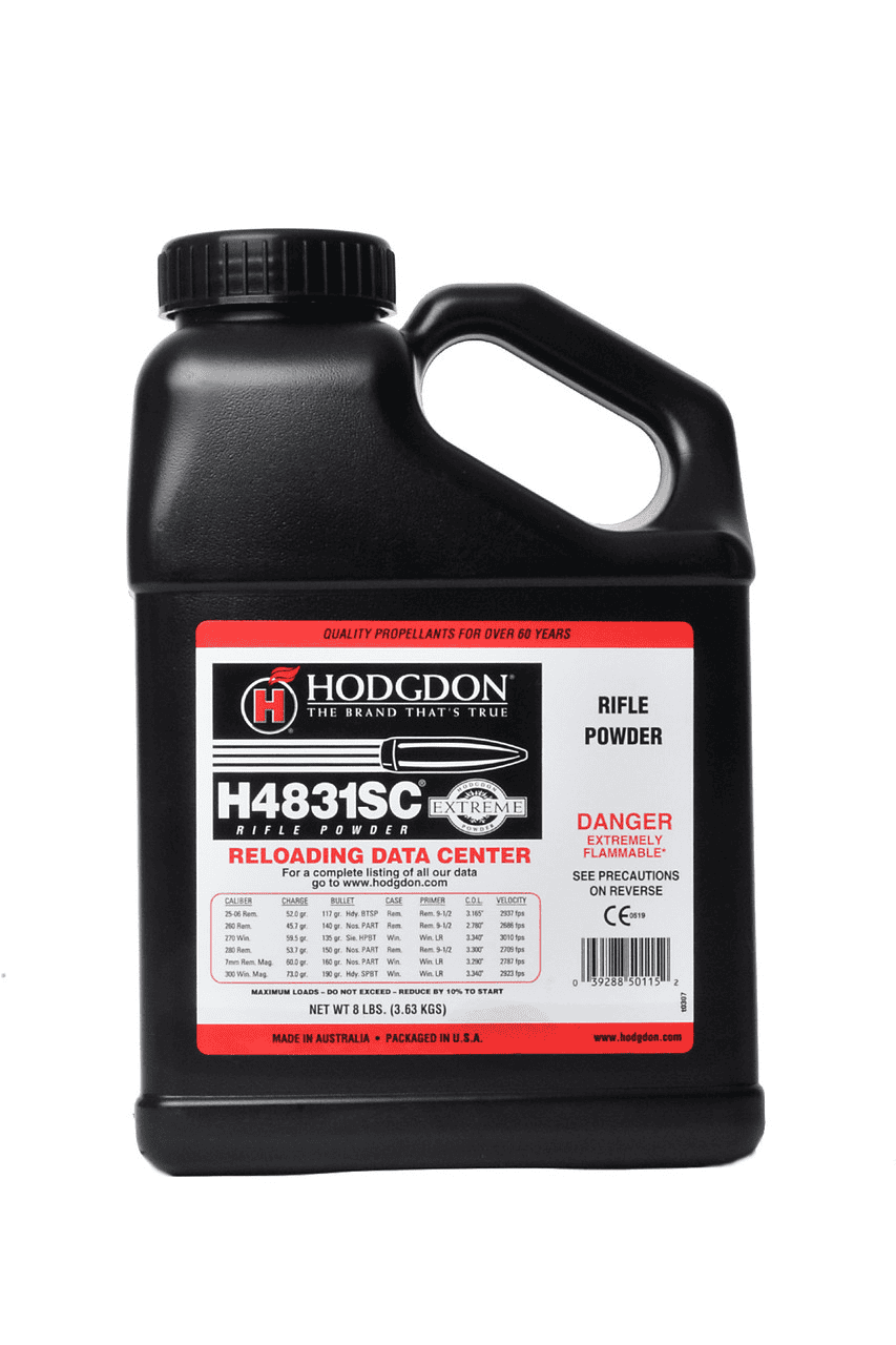 Hodgdon H4831SC Smokeless Gun Powder 8 LB | Buy in Canada | Gotenda