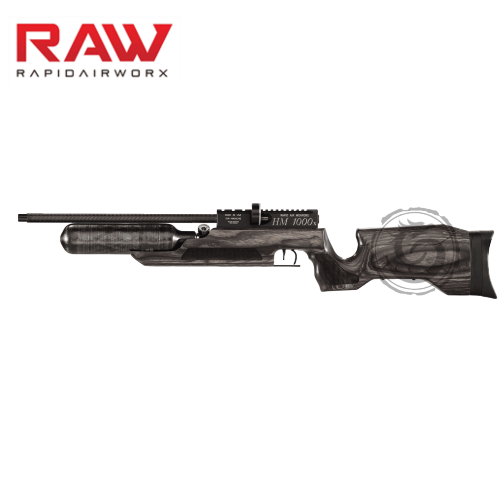 RAW HM1000x LRT Air Rifle .22 Cal - Black Laminate » Tenda Canada