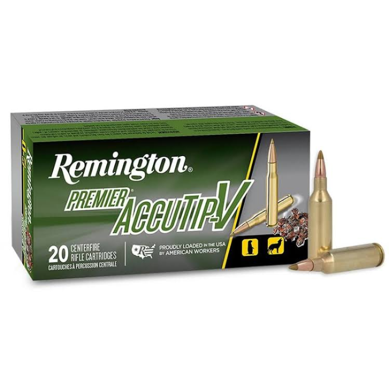 Remington Premier 17 Rem Fireball 20 Gr AccuTip-V Boat Tail Box of 20 ...