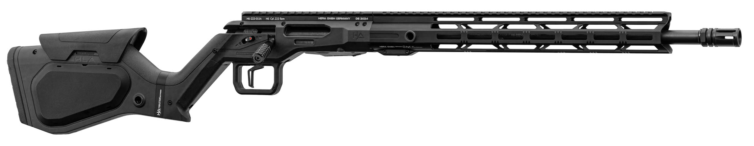 Hera Arms H6 223 Rem 18" Threaded Bolt Action Rifle - Black » Tenda Canada