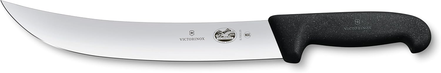 VICTORINOX 10" Curved Cimeter Knife, Black Fibrox Pro Handle | Buy in ...