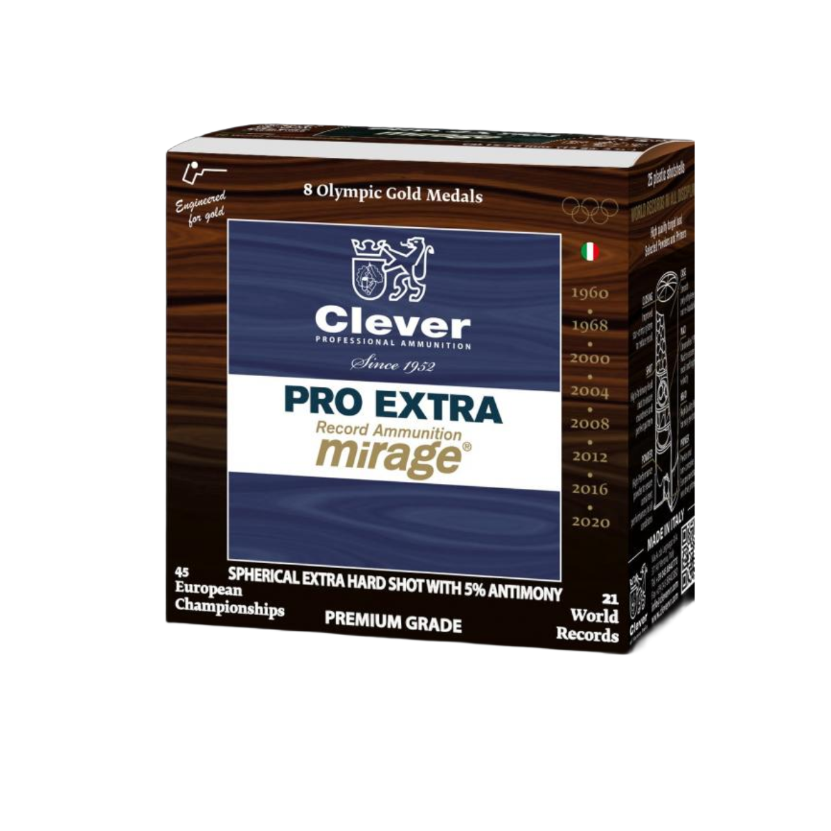 Clever T4 Pro Sporting 12Ga, 2-3/4", 28g, #8 Case of 250 (STORE PICK-UP ...
