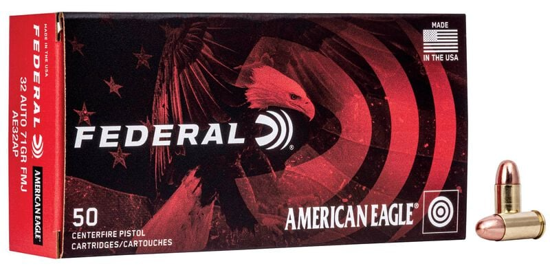 Federal American Eagle 32 Auto 71 Gr FMJ Box of 50 | Buy in Canada ...