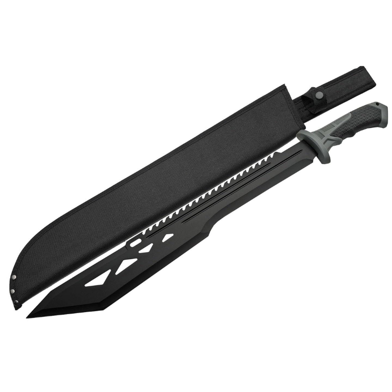 CNM - 25" Macho Machete Black, Stainless Sawback | Buy in Canada | Gotenda