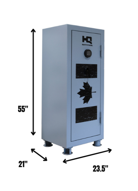 HQ Outfitters 24 Gun Safe Blue w/Canada Flag Decal (STORE PICK-UP ONLY ...