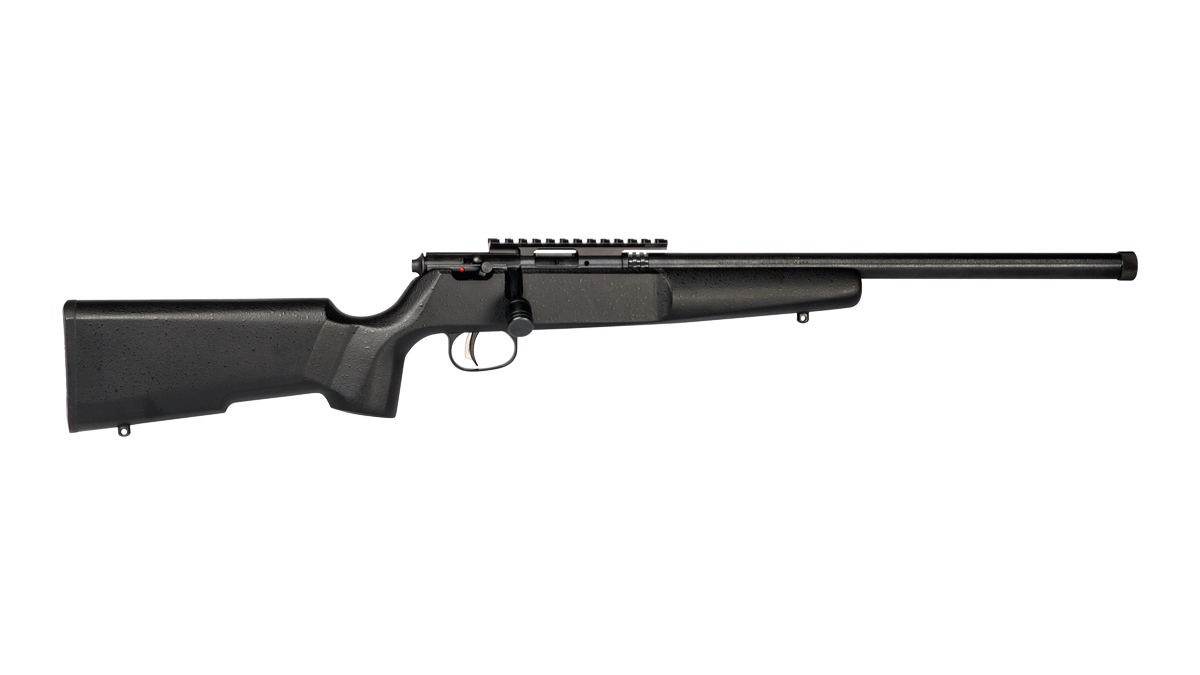Savage Rascal 22 LR Minimalist 16.12" Bolt Action Rifle - Black Stock ...