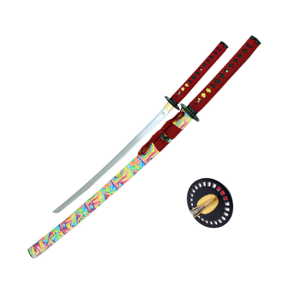 Snake Eye - Handmade Samurai Katana Sword 41", Colored Marble » Tenda ...