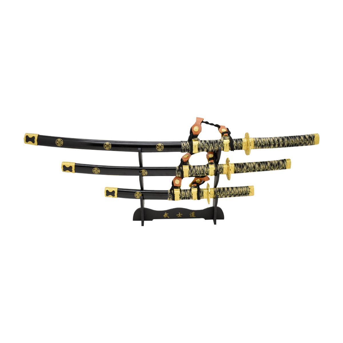 Snake Eye – Gold Rush Samurai Katana Sword Set of 3 | Buy in Canada ...
