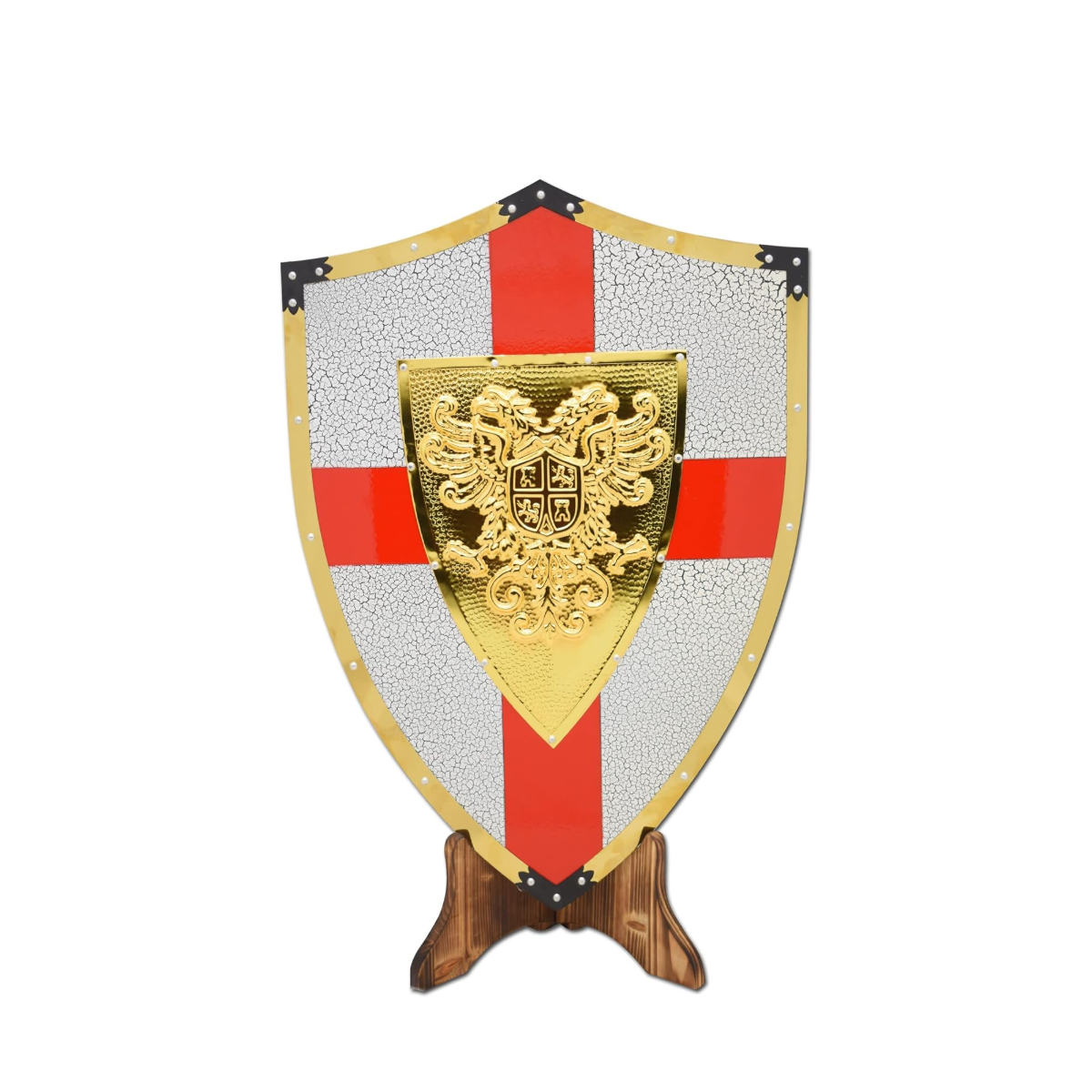 Medieval Warrior – Holy Roman Shield w/ Display Stand » Tenda Canada