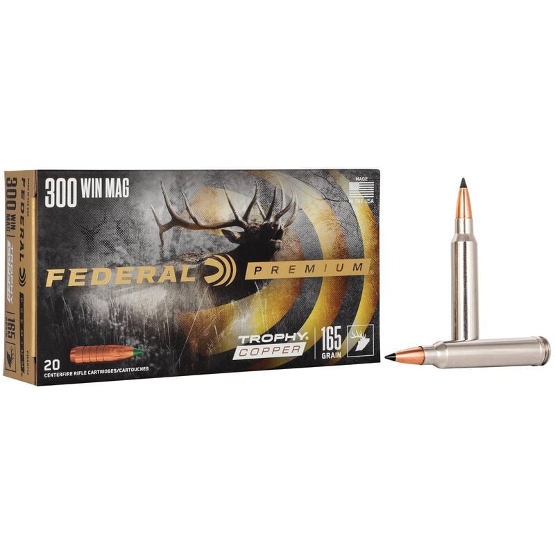Federal Premium 300 Win Mag 165 Gr Trophy Copper Box of 20 | Buy in ...