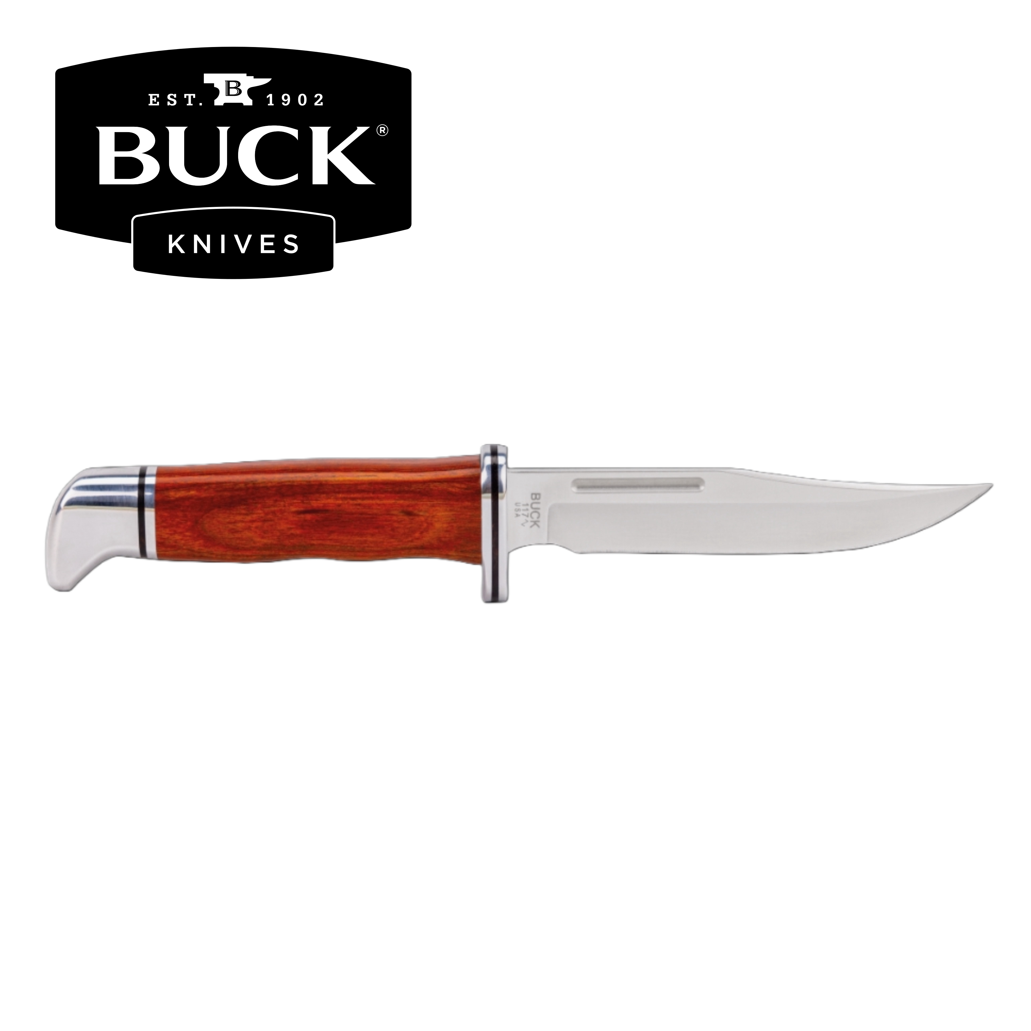 Buck Knives 117 Brahma Knife, DymaLux Cocobolo Heritage Handle | Buy in ...