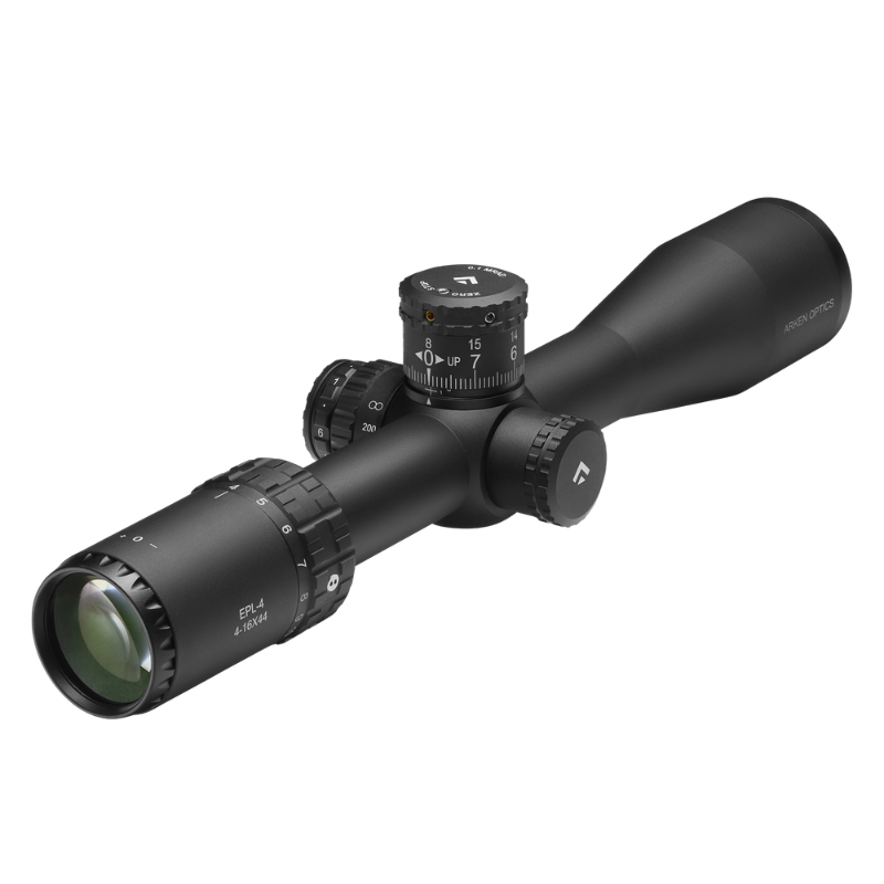 Arken Optics EPL-4 4-16x44 FFP VHR MOA Reticle w/ Zero Stop – 30mm Tube ...