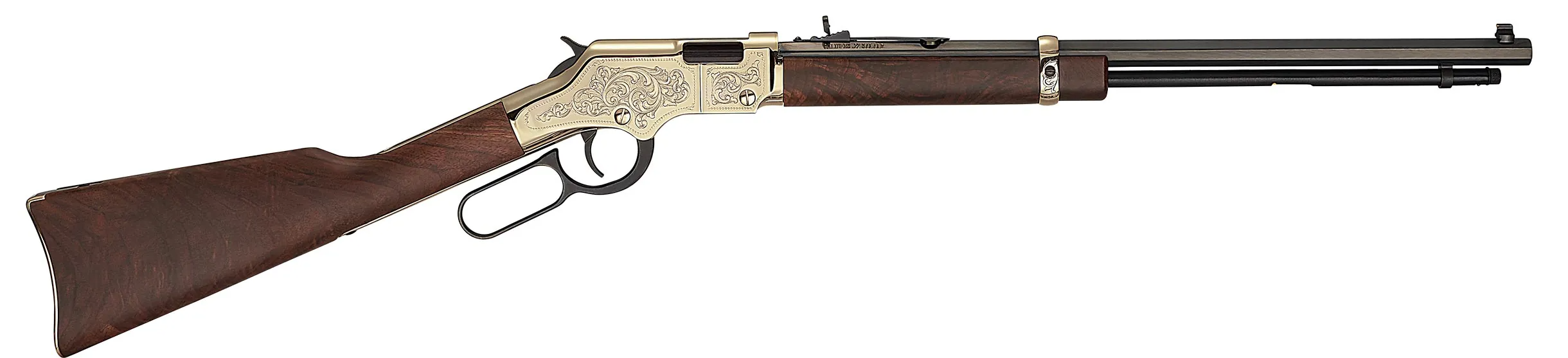 Henry Golden Boy Deluxe Engraved 4th Edition 17 HMR 20" Lever Action ...