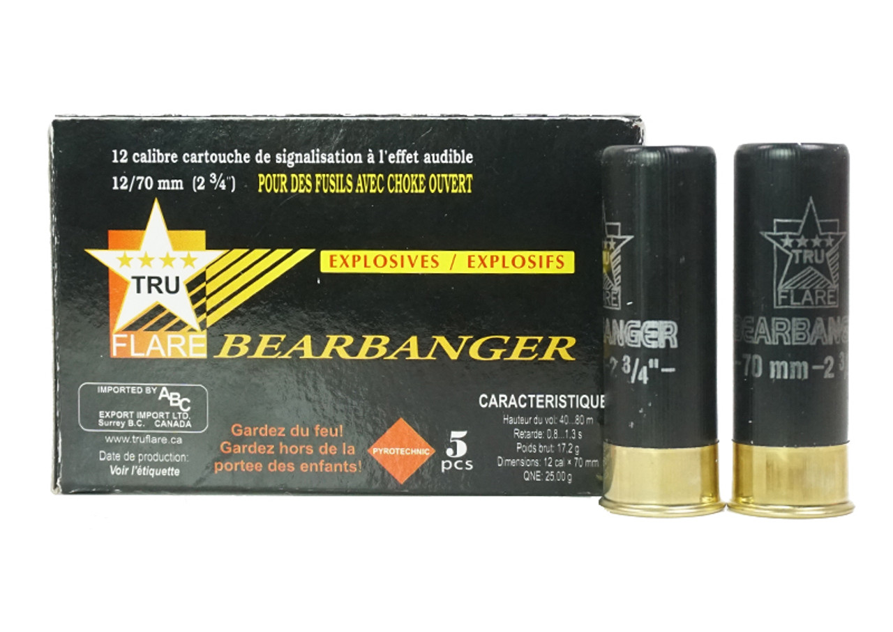 Tru Flare Bear Bangers 12 Ga 5 Per Box | Buy in Canada | Gotenda