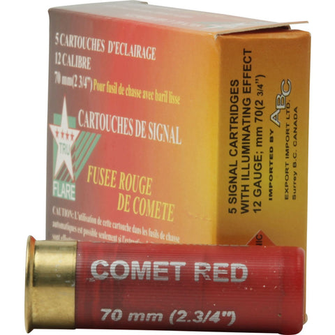 Tru Flare Red Comet Flares 12 Ga 5 Per Box » Tenda Canada