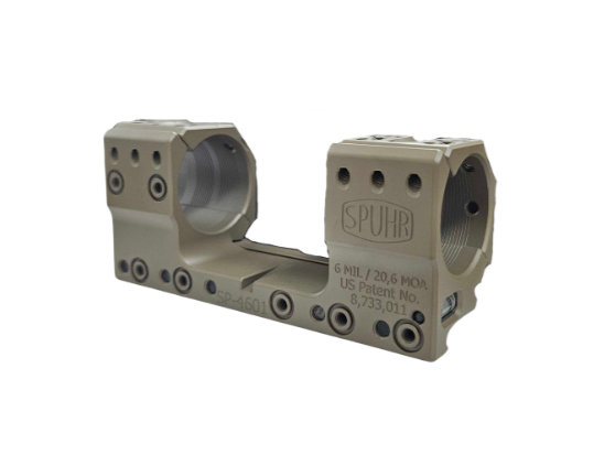 SPUHR - Scope Mount 34mm H:30mm/1.18" 6MIL Picatinny Mount - FDE ...