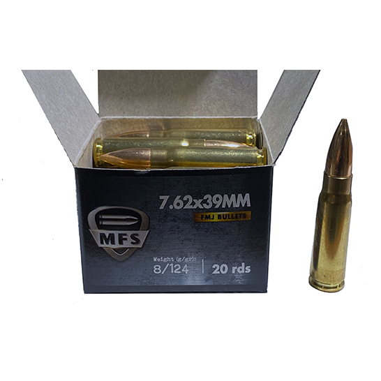 MFS RUAG 7.62×39mm 124 Gr FMJ Case of 500 | Buy in Canada | Gotenda