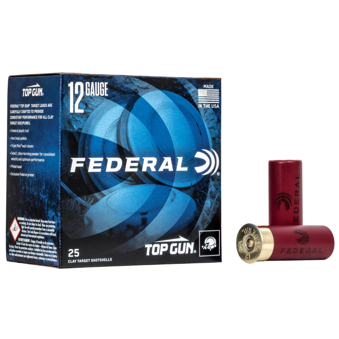 Federal Top Gun Target Loads USA Edition 12 Ga, 2-3/4", 1-1/8oz, #8 ...