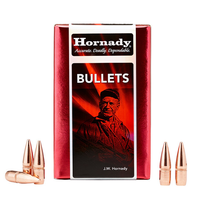 Hornady Traditional Rifle Bullet 30 Cal (.308 Dia.) 125 Gr FMJ Box of ...