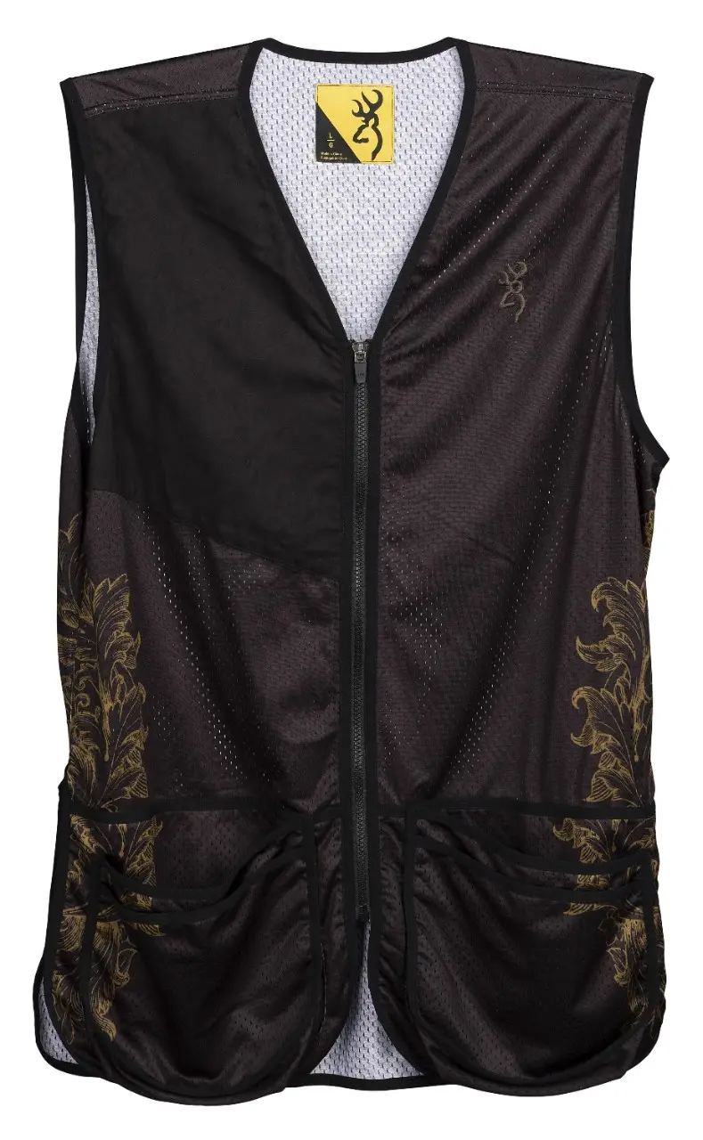 Browning Team Shooting Vest - Black/Scroll » Tenda Canada