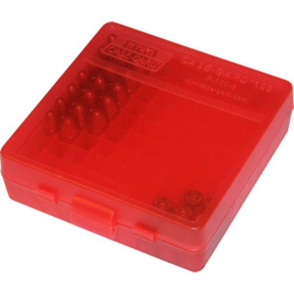 MTM 100 Round Flip-Top Ammo Box 380/9mm Cal- Red » Tenda Canada