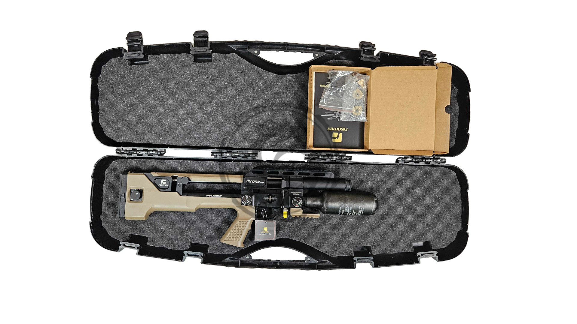 Reximex Throne Gen 2 Compact Air Rifle FDE .22 Synthetic