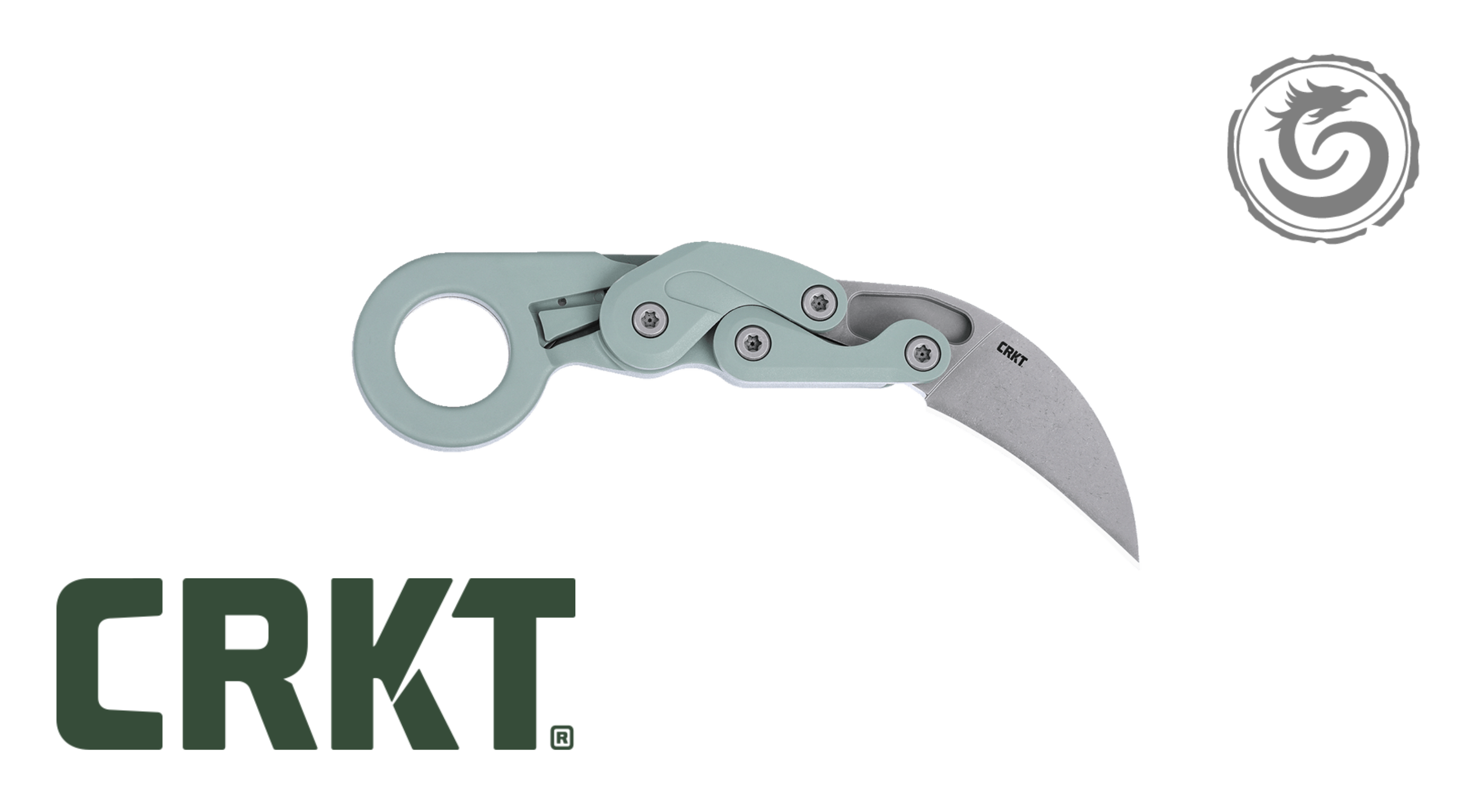 CRKT Provoke Grivory Morphing Karambit Folding Knife - Green » Tenda Canada