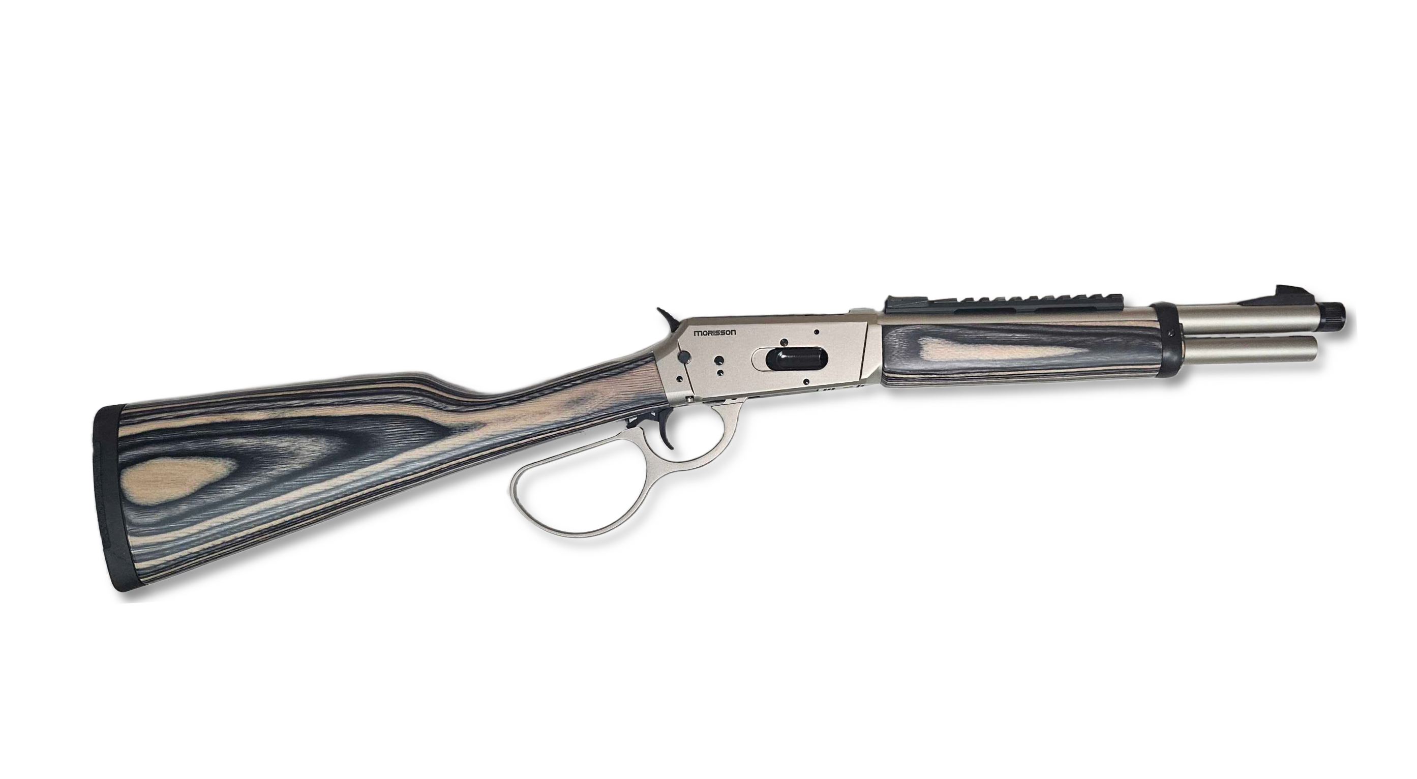 Morisson Lever-Action 357 Mag 12" Timberwolf Laminate Nickel Finish ...