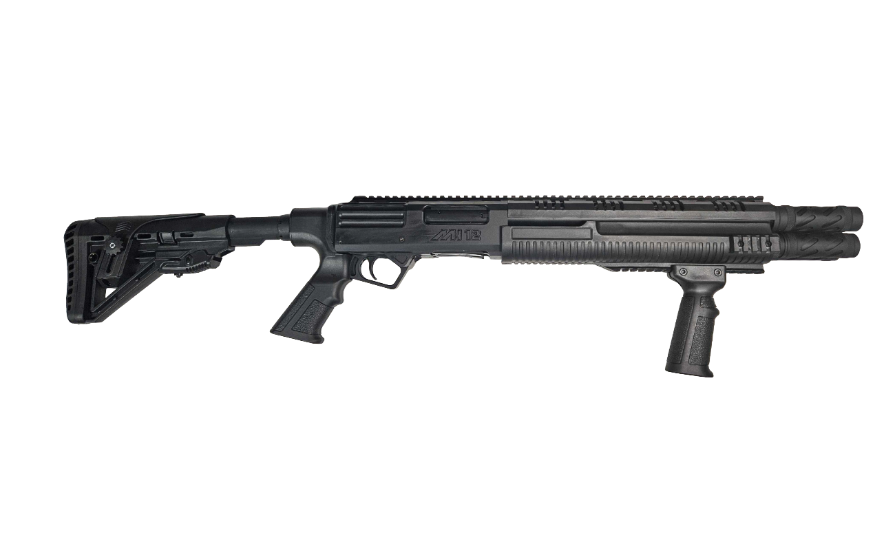 Hunt Group MH12 Double Barrel 12 Ga 17" Pump Action Shotgun - Black ...