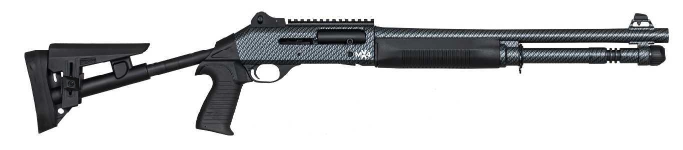 Hunt Group MX4 Tactical Semi-Auto 12 Ga 3" Cham 18.5" Barrel Shotgun ...
