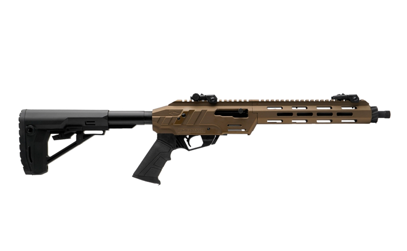 Adler RF224 Tactical 22 LR 11.7" Semi-Auto Rifle Bronze » Tenda Canada