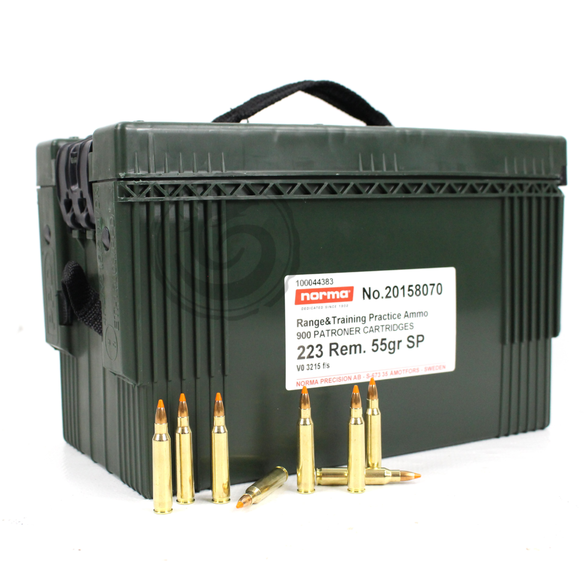 Norma Range & Training Tipstrike 223 Rem 55 Gr SP M2A1 Can of 900 ...