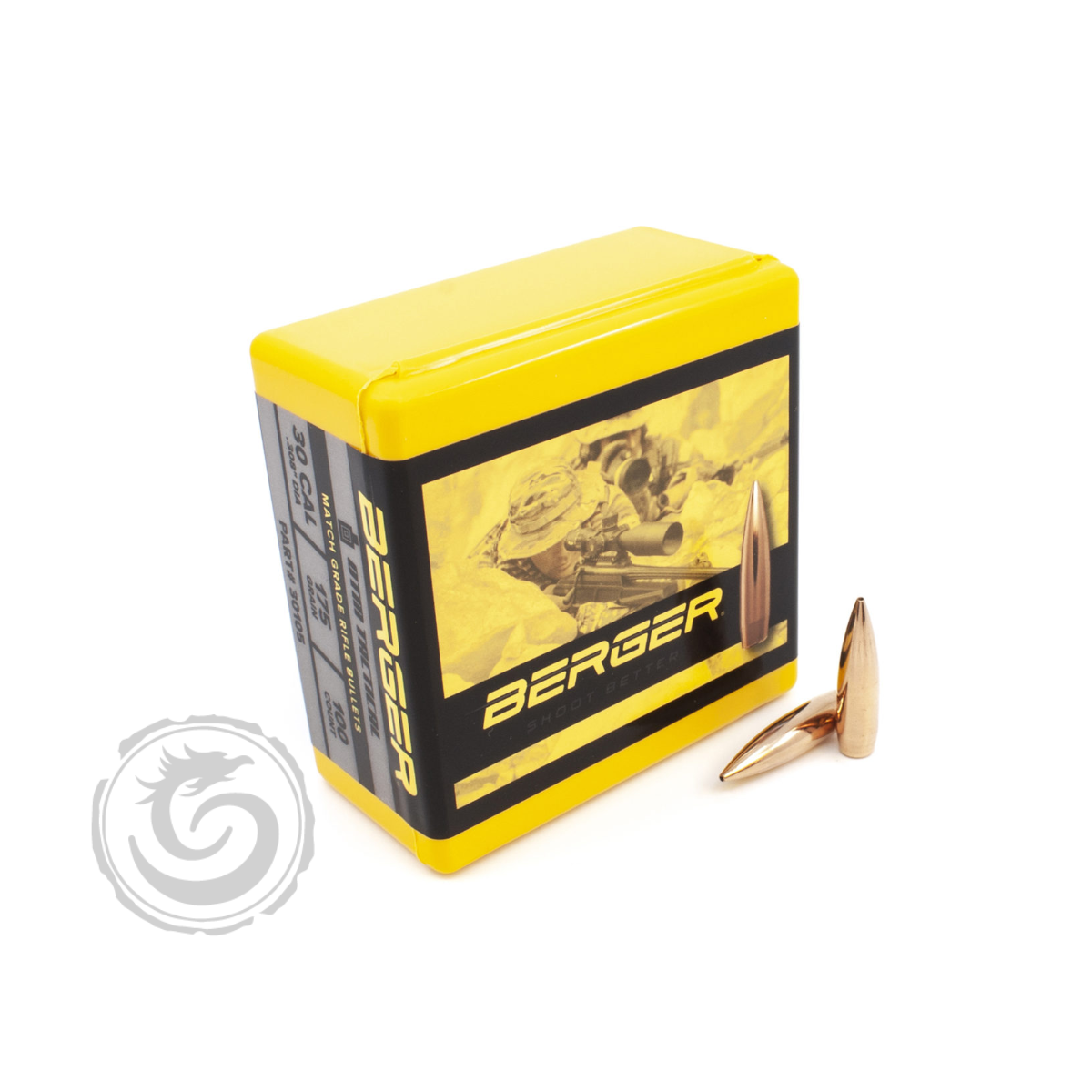 Berger 30 Cal (.308) 175 Gr OTM Tactical Rifle Bullet Box of 500 | Buy ...